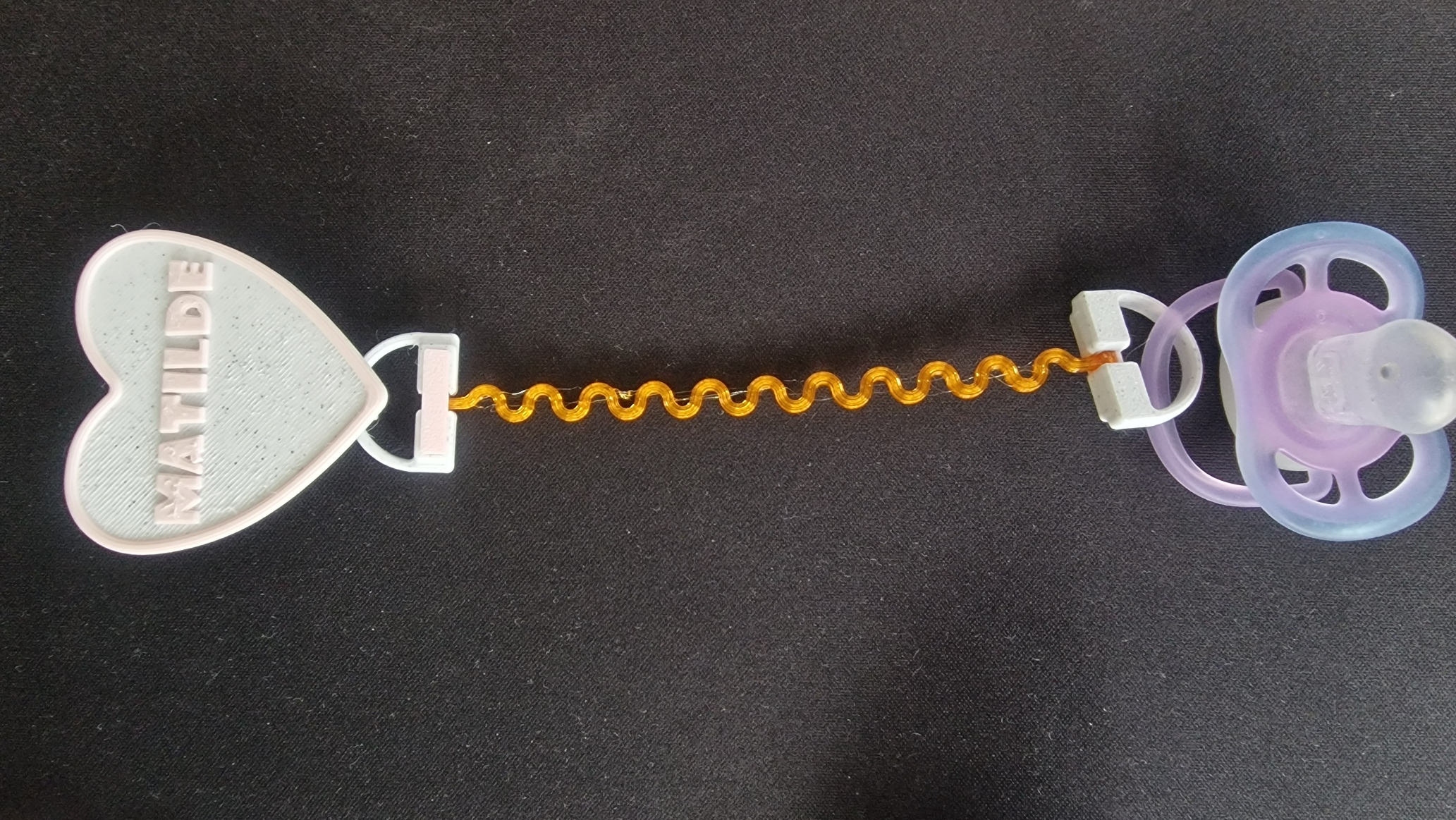 Baby pacifier clip strap by CTX | Download free STL model | Printables.com