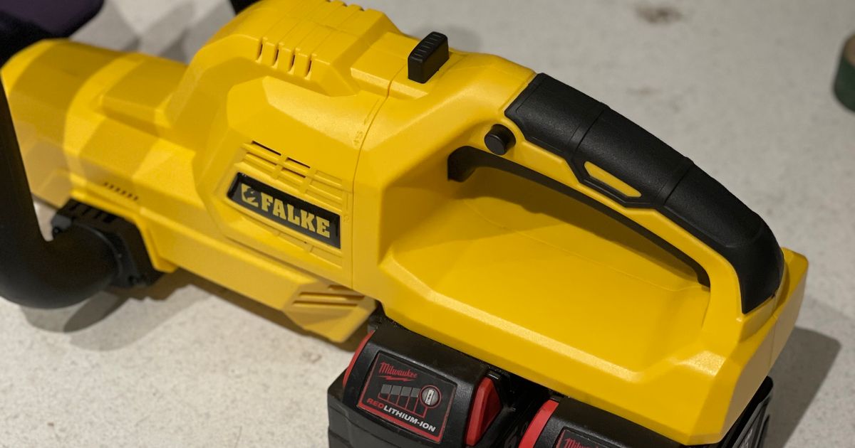 Milwaukee M18 Battery adaptor for Falke by Printbymr | Download free ...