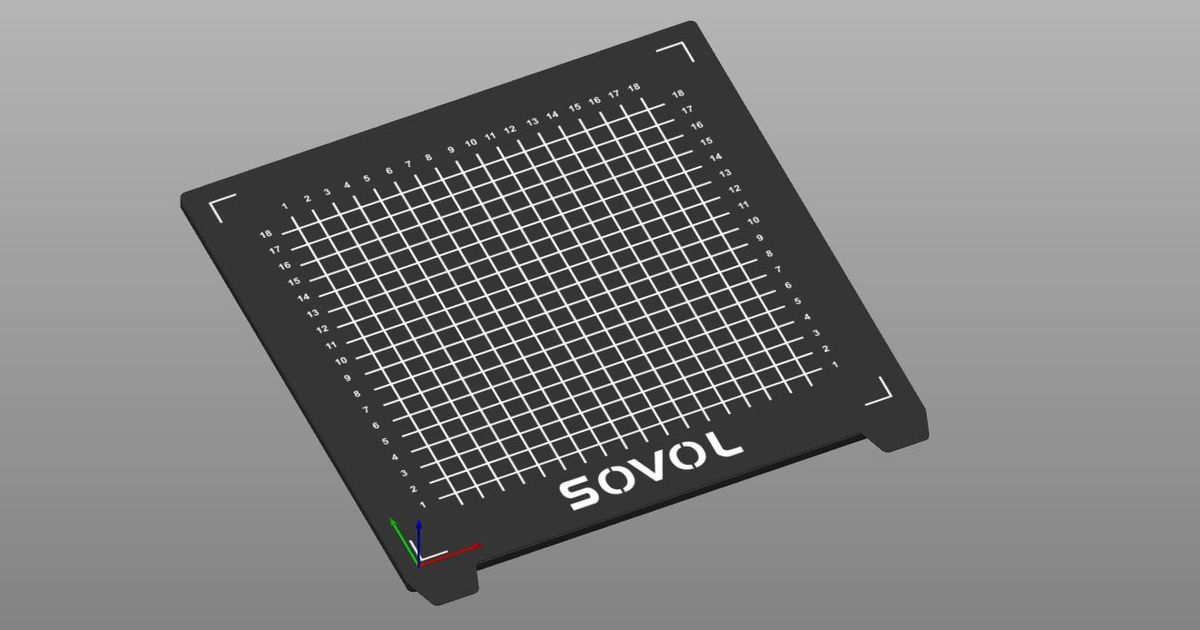 Sovol SV06 Bed And Texture by lollo99 | Download free STL model ...