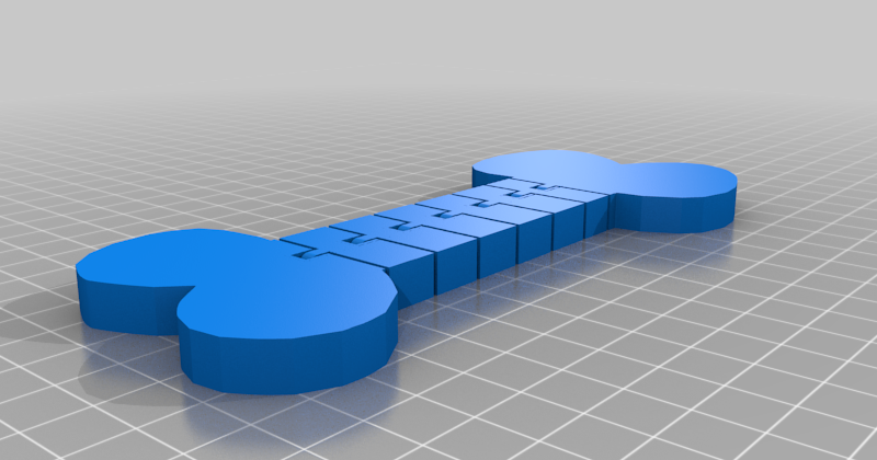 Print in Place Dog Bone by Jen | Download free STL model | Printables.com