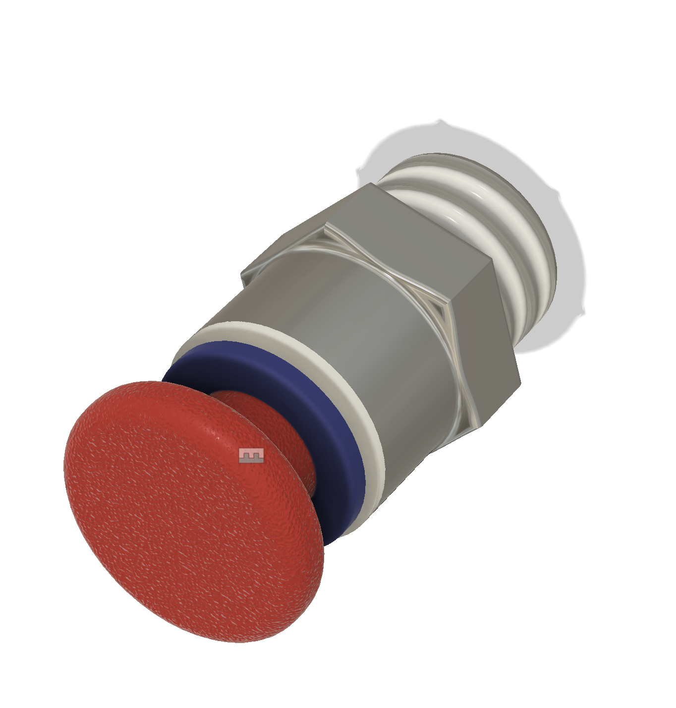 air plug for pushfitting 6mm or 8mm by Snowbird | Download free STL ...