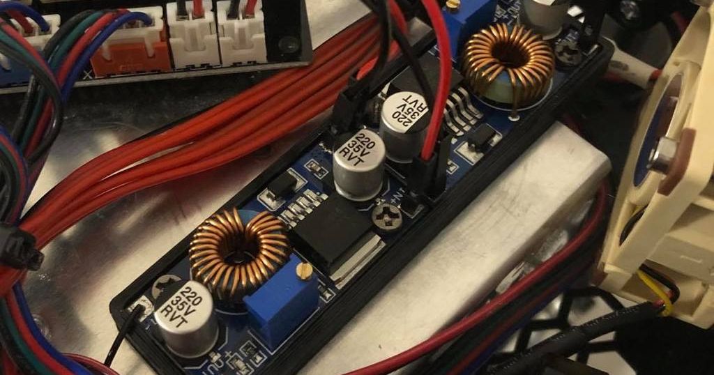 Dual voltage convertor base for Flsun Q5 12v fan upgrade by Oleksii ...