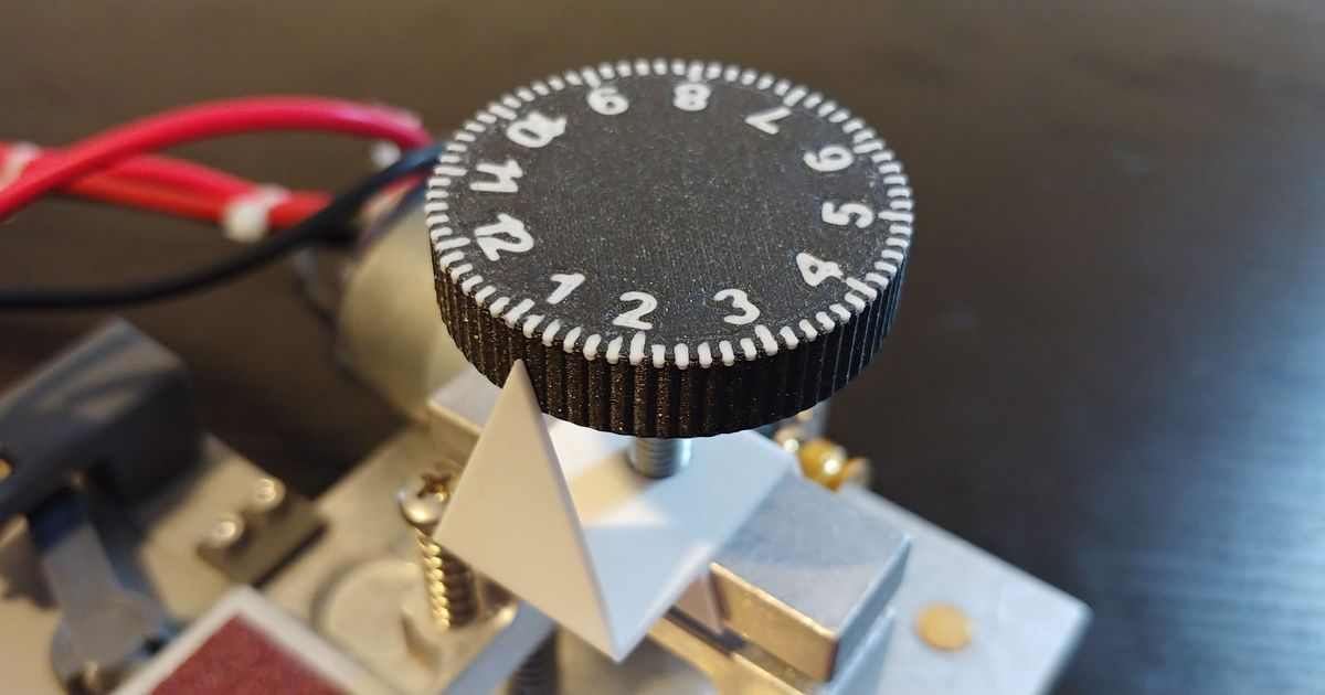 Tyre True Indicator Knob by MrFlippant | Download free STL model ...