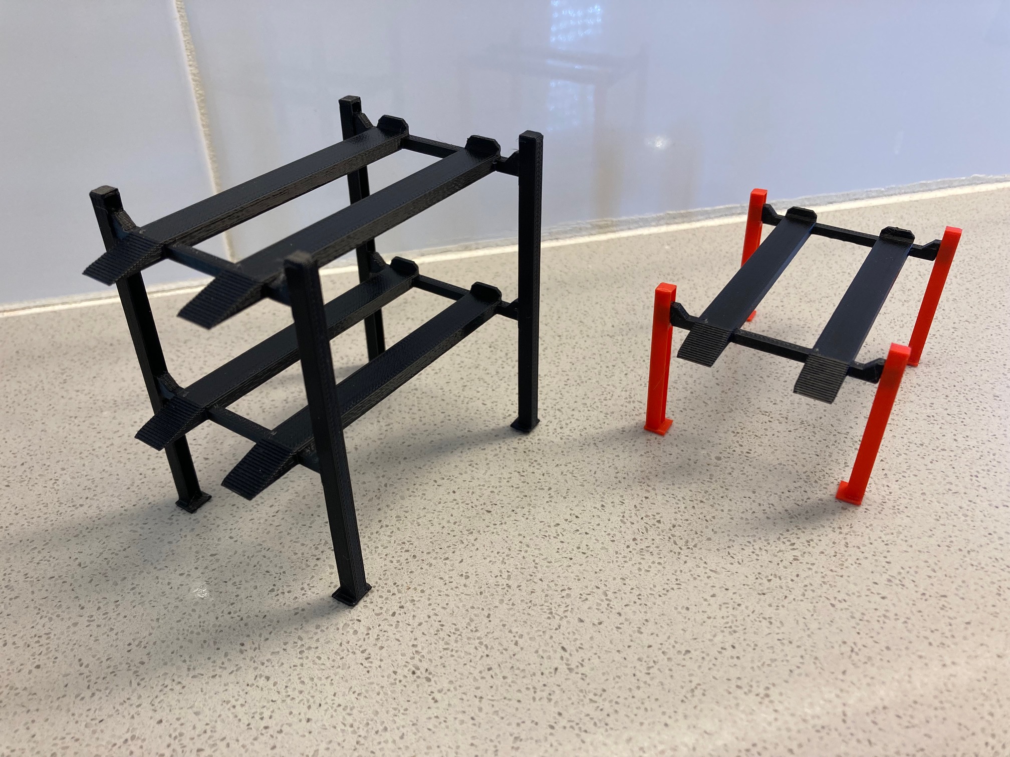 Hot Wheels Diecast 1:64 Scale 4-Post Car Lift Display (No glue) by ...