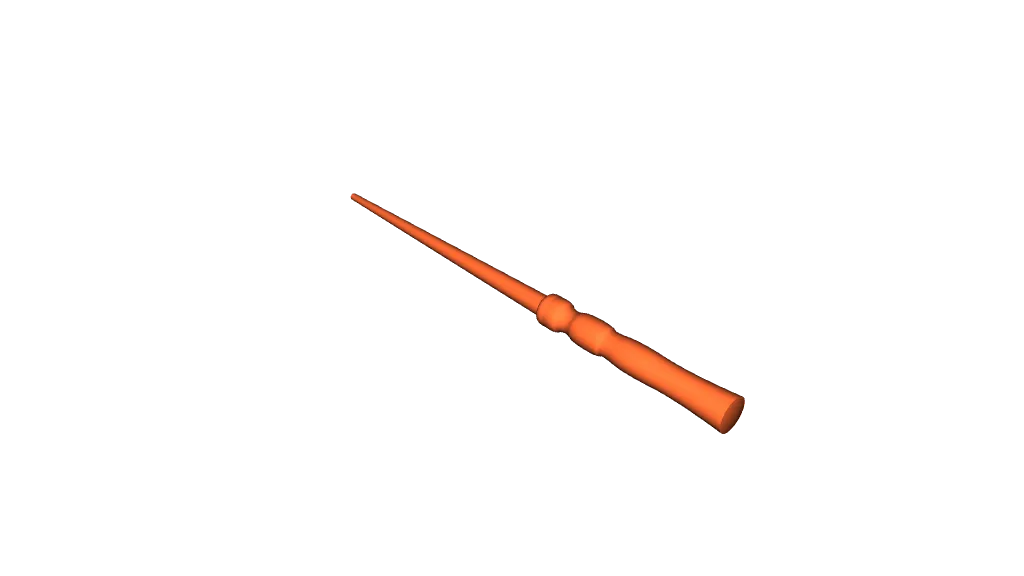 Simple wand by maskedjoey | Download free STL model | Printables.com
