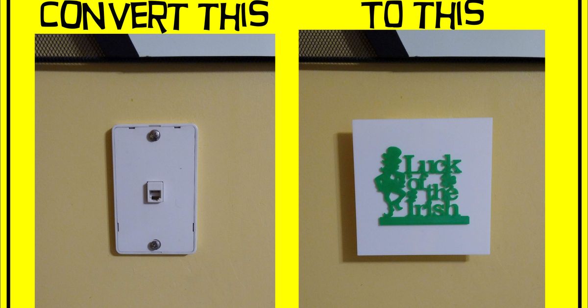 Phone plate cover by Startrekfan2 | Download free STL model ...