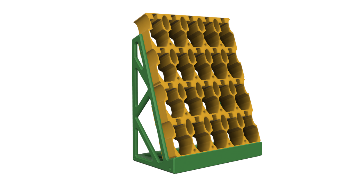 3D Benchy Dry Dock Display Stand square nut by SonicBroom | Download ...