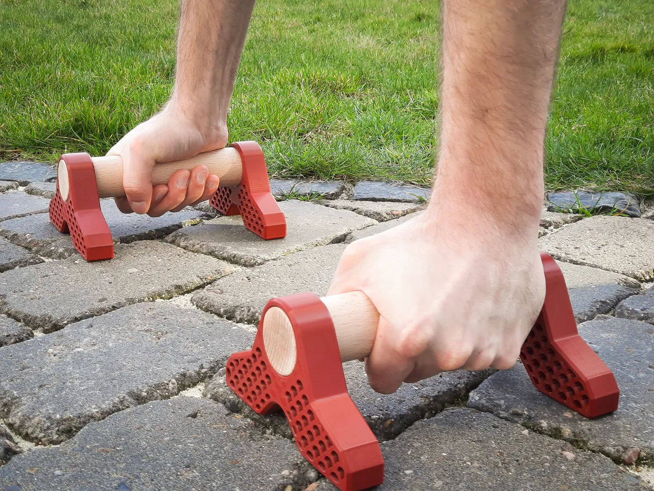 CP-1 - 3d printed parallettes by tz_machine | Download free STL model ...