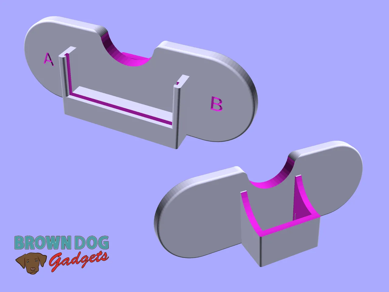 micro:bit Holder by BrownDogGadgets | Download free STL model ...