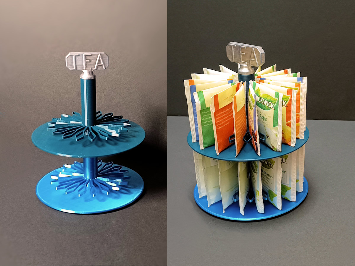 Tea étagère (Tea stand) by Wim V | Download free STL model | Printables.com