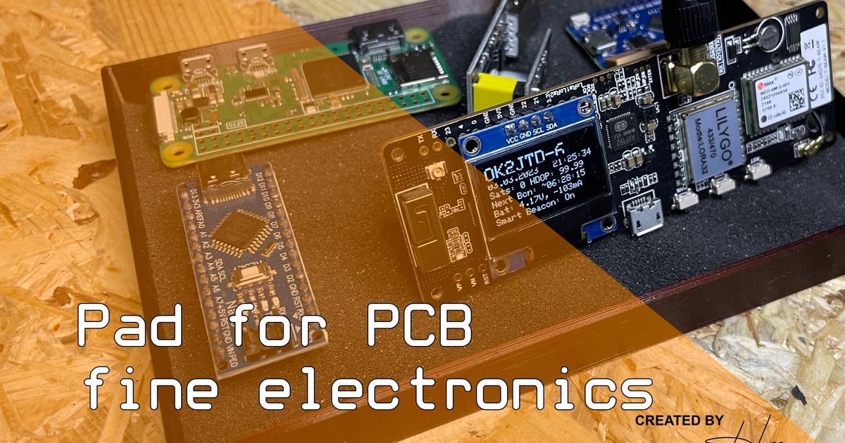 Pad for PCB fine electronics by Valentino Hesse | Download free STL ...