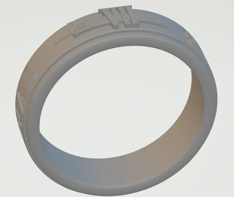 Final Fantasy 7 Ring by RaistlinJ | Download free STL model ...