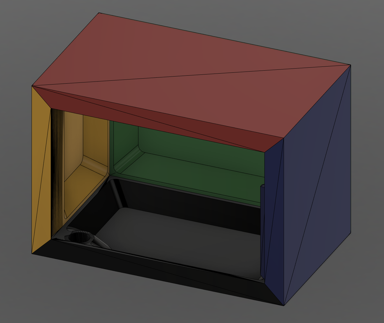 Reduced walls - safe box - 3 digit combination by Oxmstr | Download ...