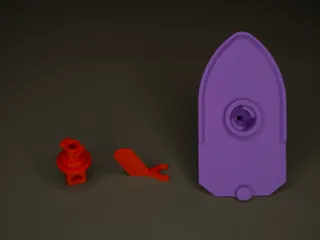 Balloon Boat - easy and fast inflate by uhltimate | Download free STL ...
