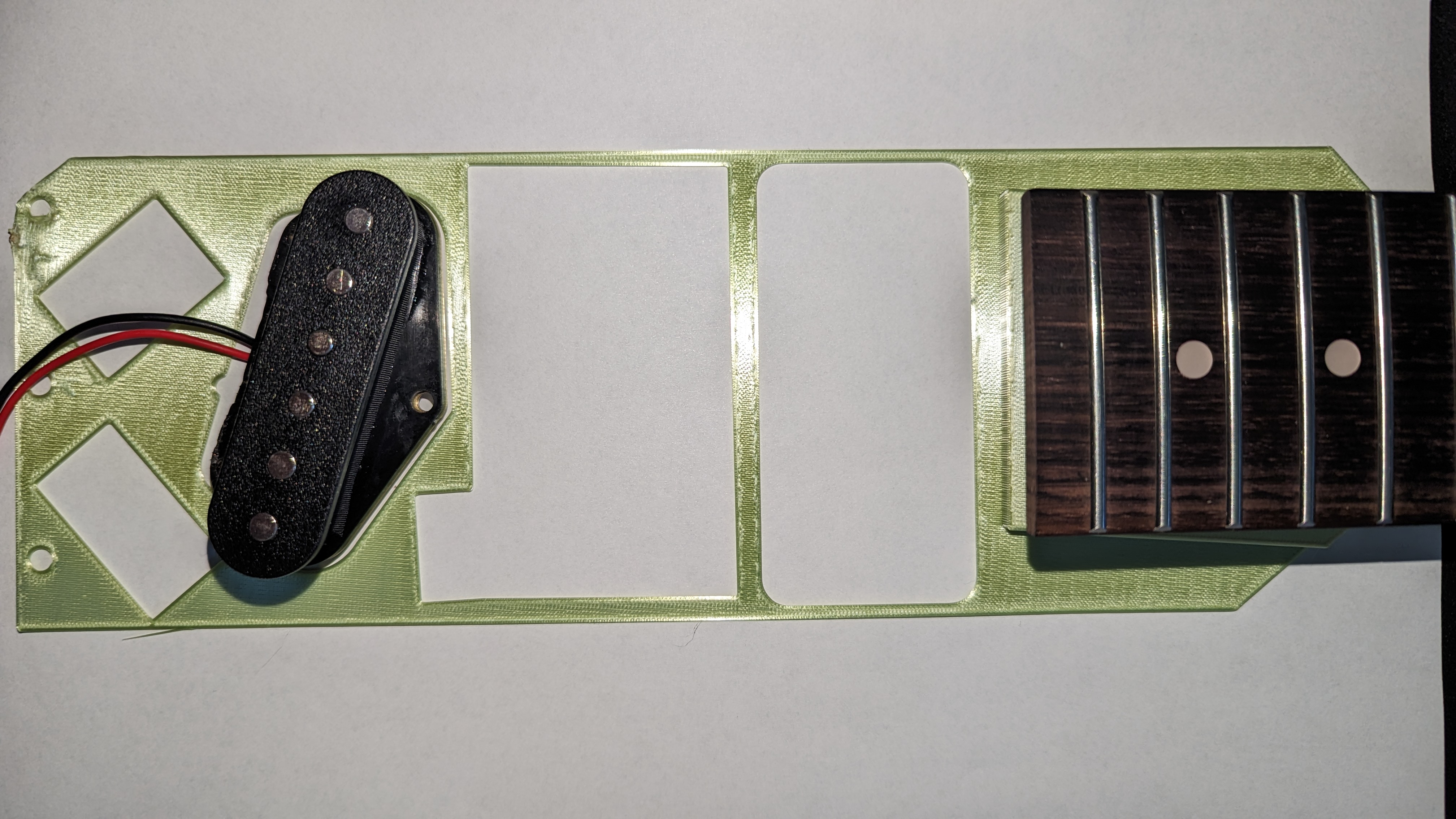US Electric Guitar Neck and head -- For Measurement purposes only by ...