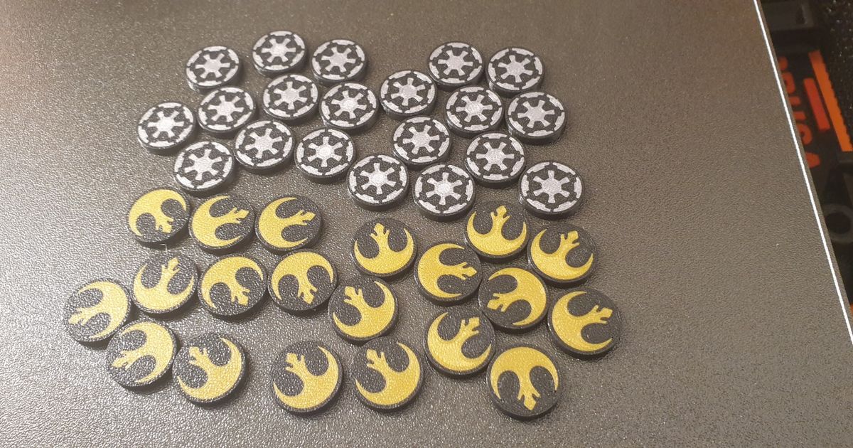 Connect 4 - Star Wars Token - Multicolor - MMU2 by Endersen | Download ...