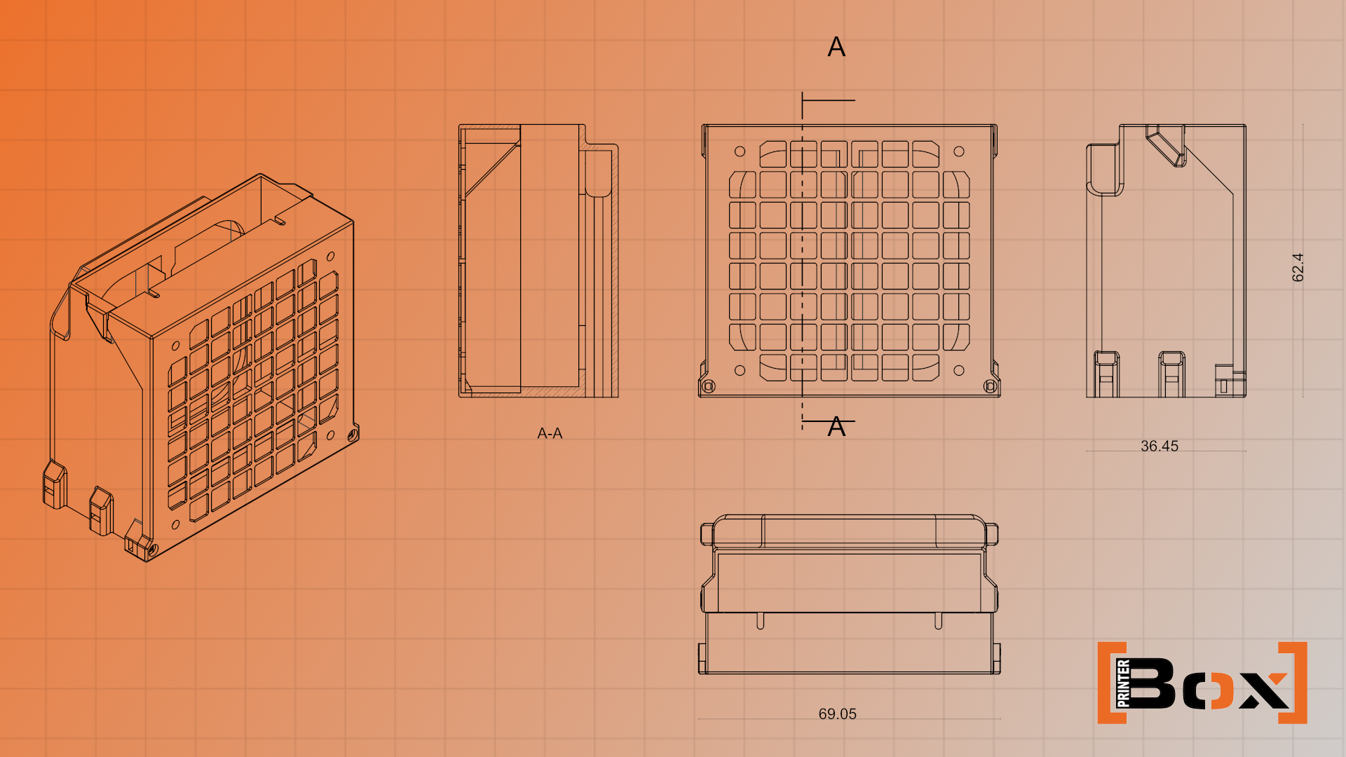 HEPA & Carbon Filter by Printer Box | Download free STL model ...