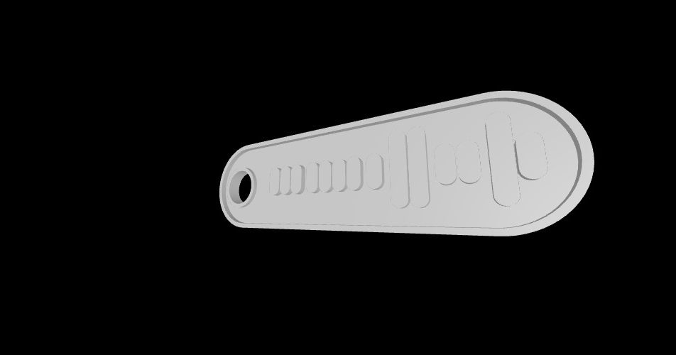 Morse Code Keychain by Black Jack | Download free STL model ...