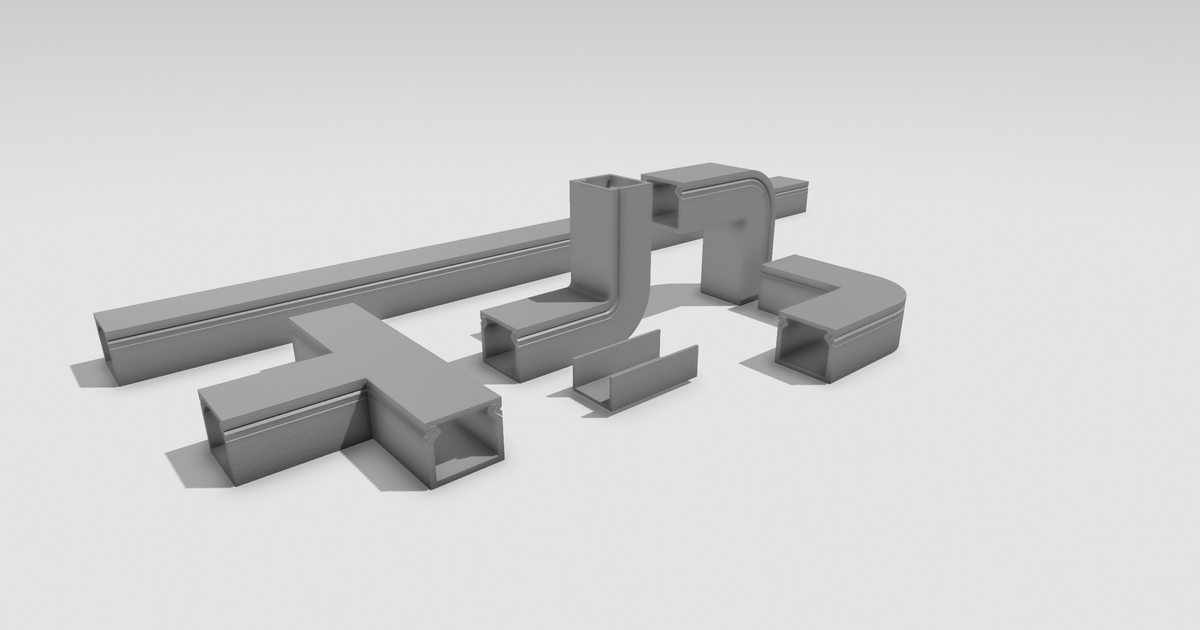 Simple cables rail by Duboaa | Download free STL model | Printables.com