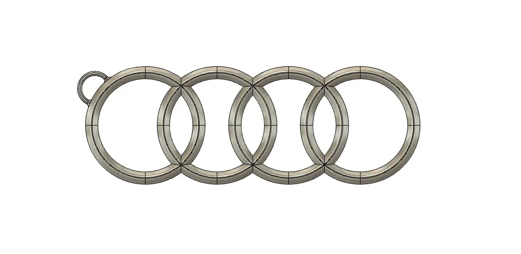 Audi keychain by Jakub Dvořák | Download free STL model | Printables.com