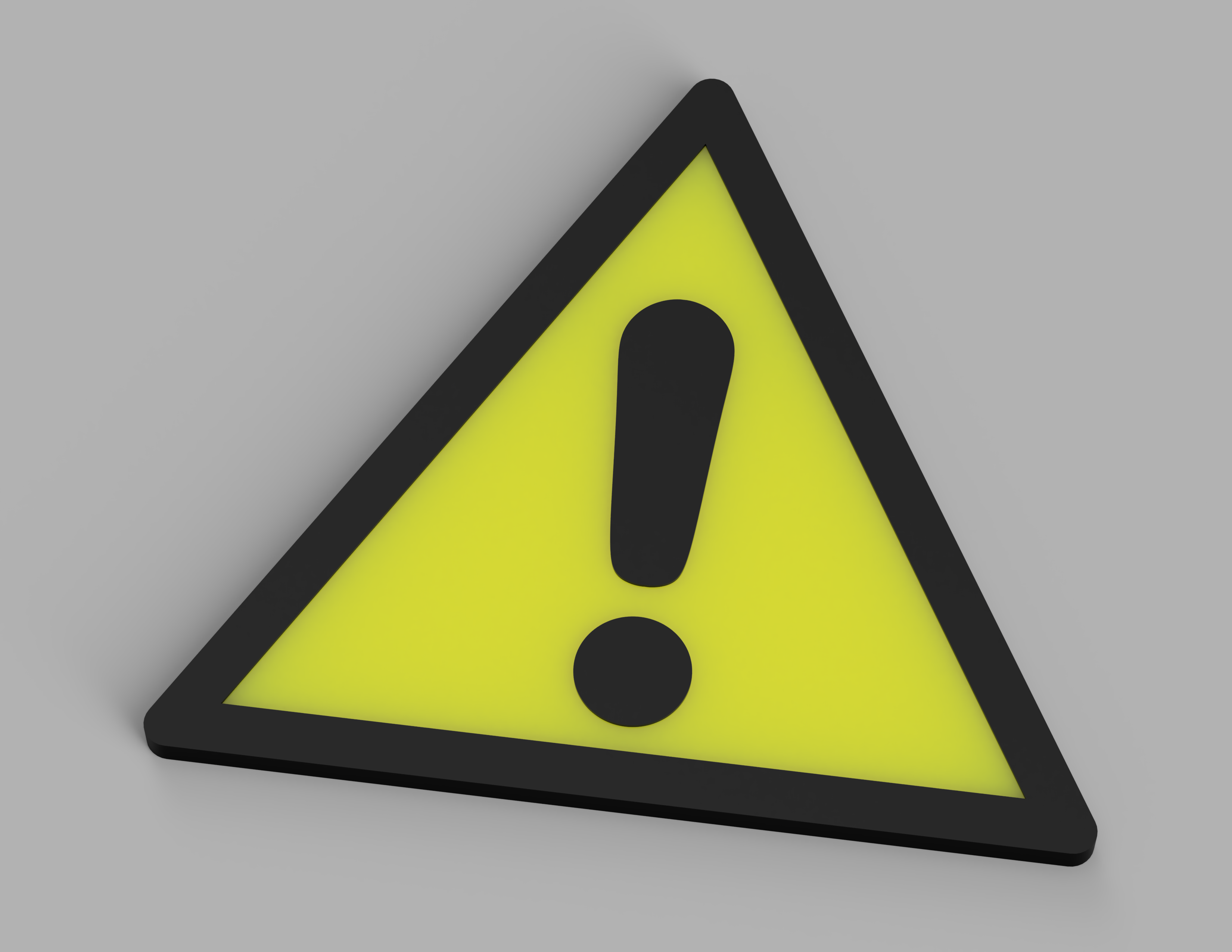 Warning Sign by Aimée Wright | Download free STL model | Printables.com