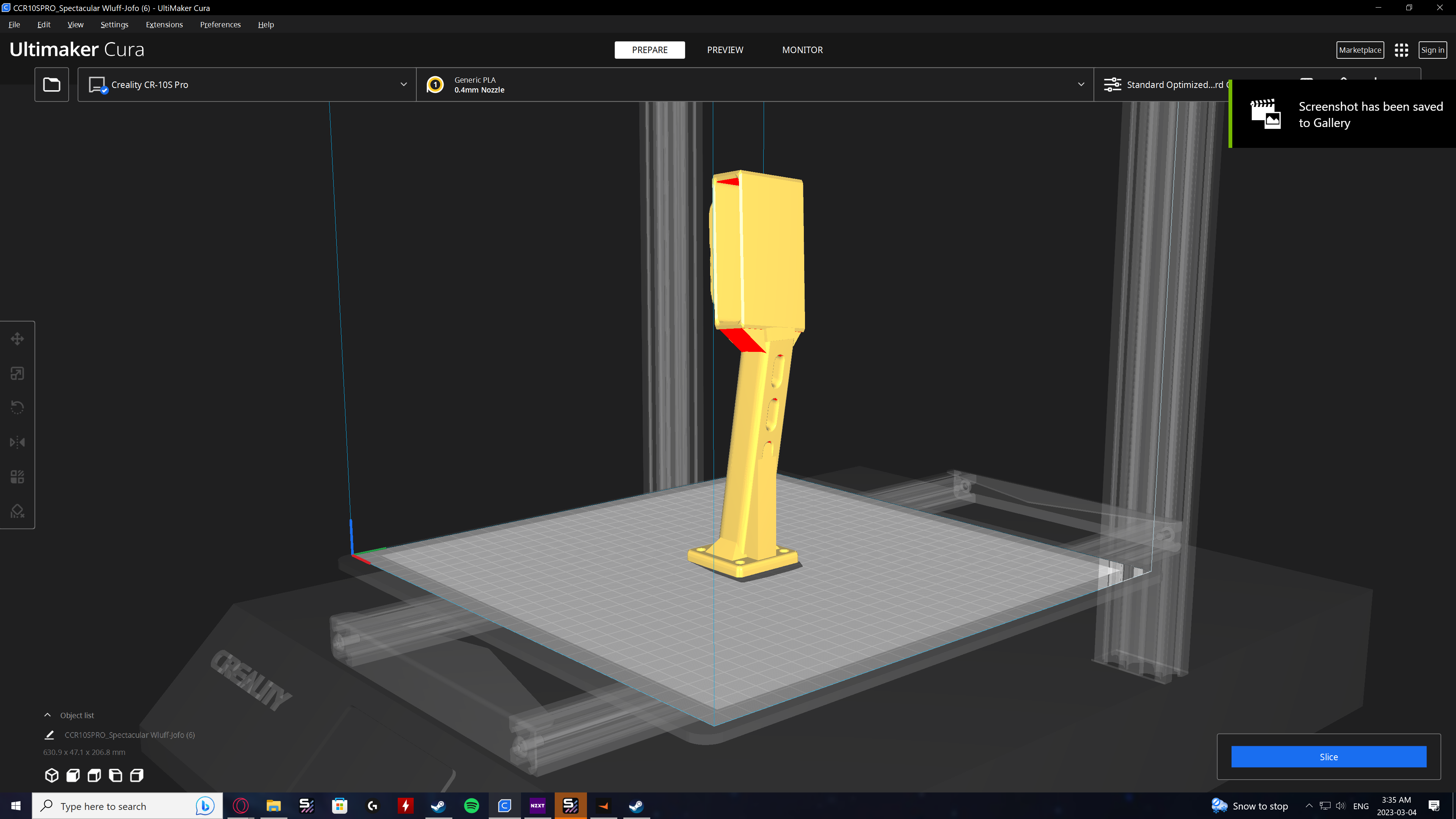 X-axis Logitech Stream Cam Mount V2 (Cr10s Pro) by MattB | Download ...