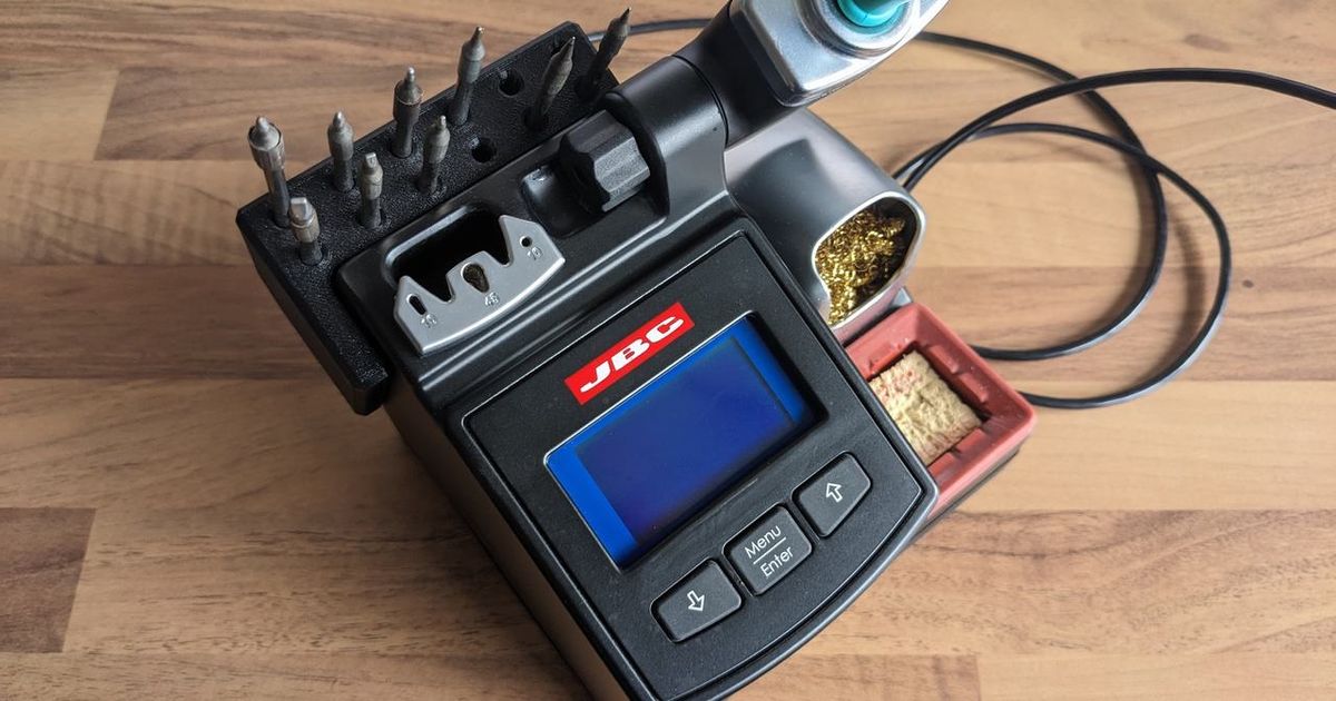 JBC Cartridge/Tip holder by DCS21 | Download free STL model ...