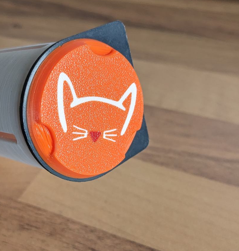 Cat treat fumble roll toy by DCS21 | Download free STL model ...