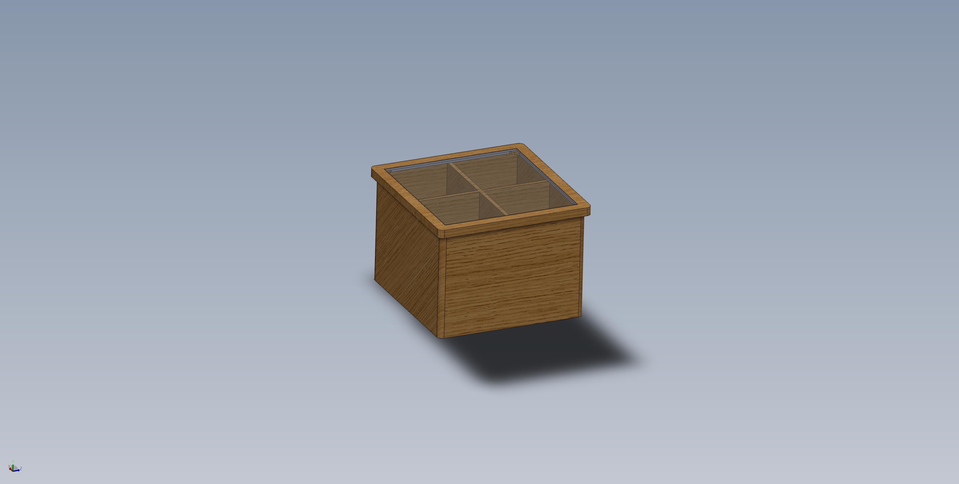 TEA BOX WITH GLASS COVER by diogo coelho | Download free STL model ...