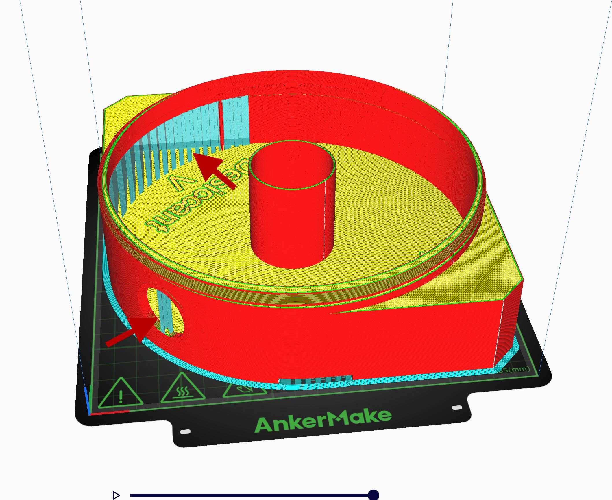 Anker M5 Dry Box Spool Holder by Simon A | Download free STL model ...