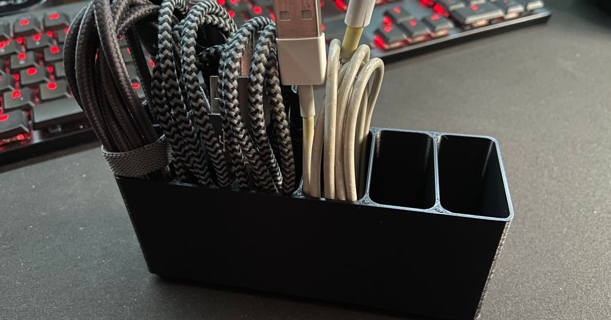 Gridfinity USB Cablemanager by Flo Cmli | Download free STL model ...