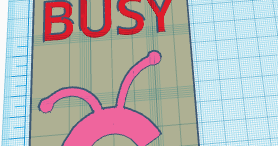 Busy Cricut-ing Door Hanger by CrazyCarrot77 | Download free STL model ...