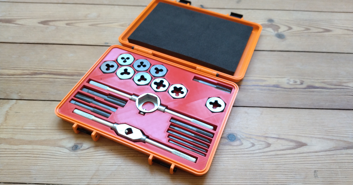 Box for thread tool set by JWcph | Download free STL model | Printables.com