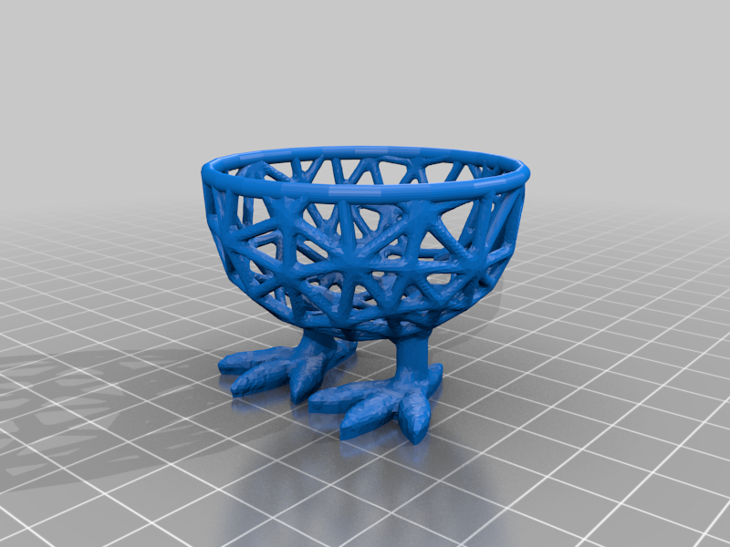Wireframe Easter Egg Holder by Chris | Download free STL model ...
