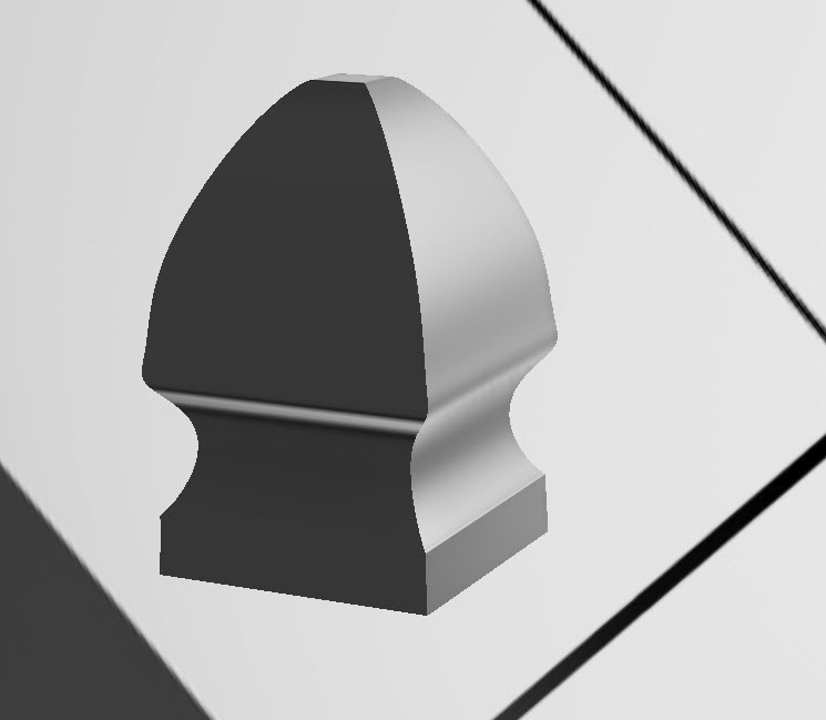4 Inch Gothic Post Cap by Kisssys | Download free STL model ...