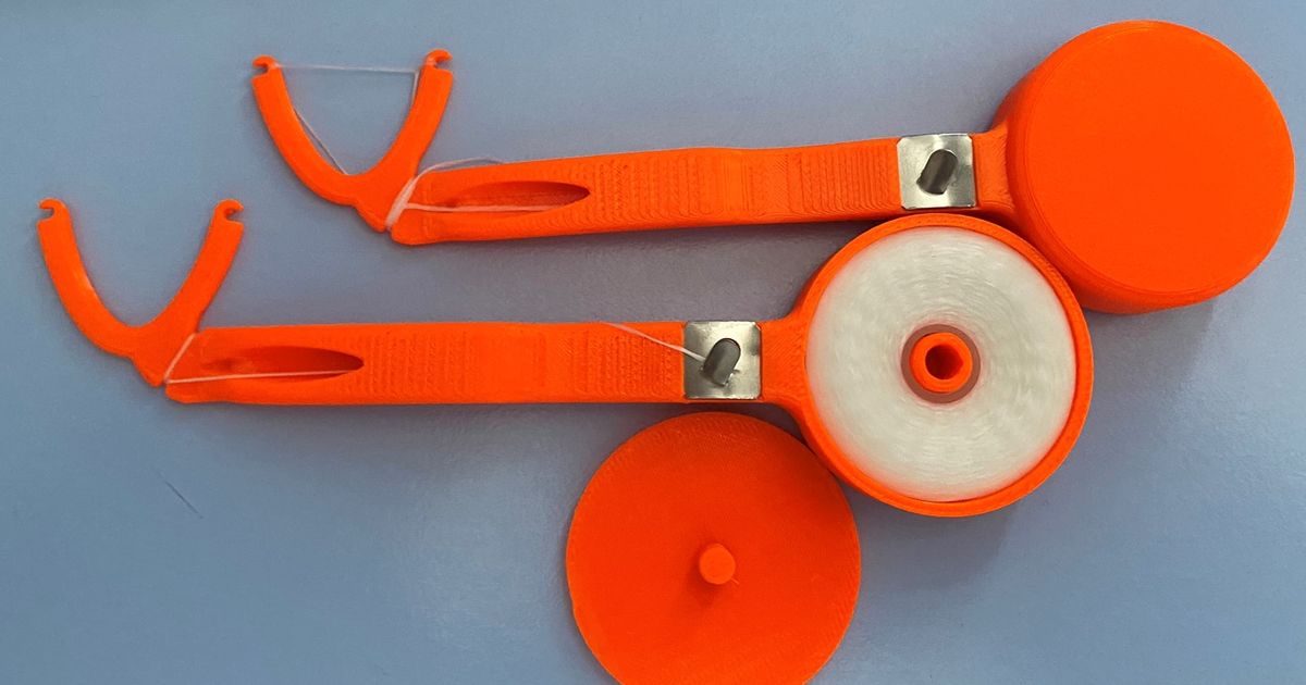 Remix: Dental Flosser with Spool Holder for "dentalux 80 m" from Lidl ...