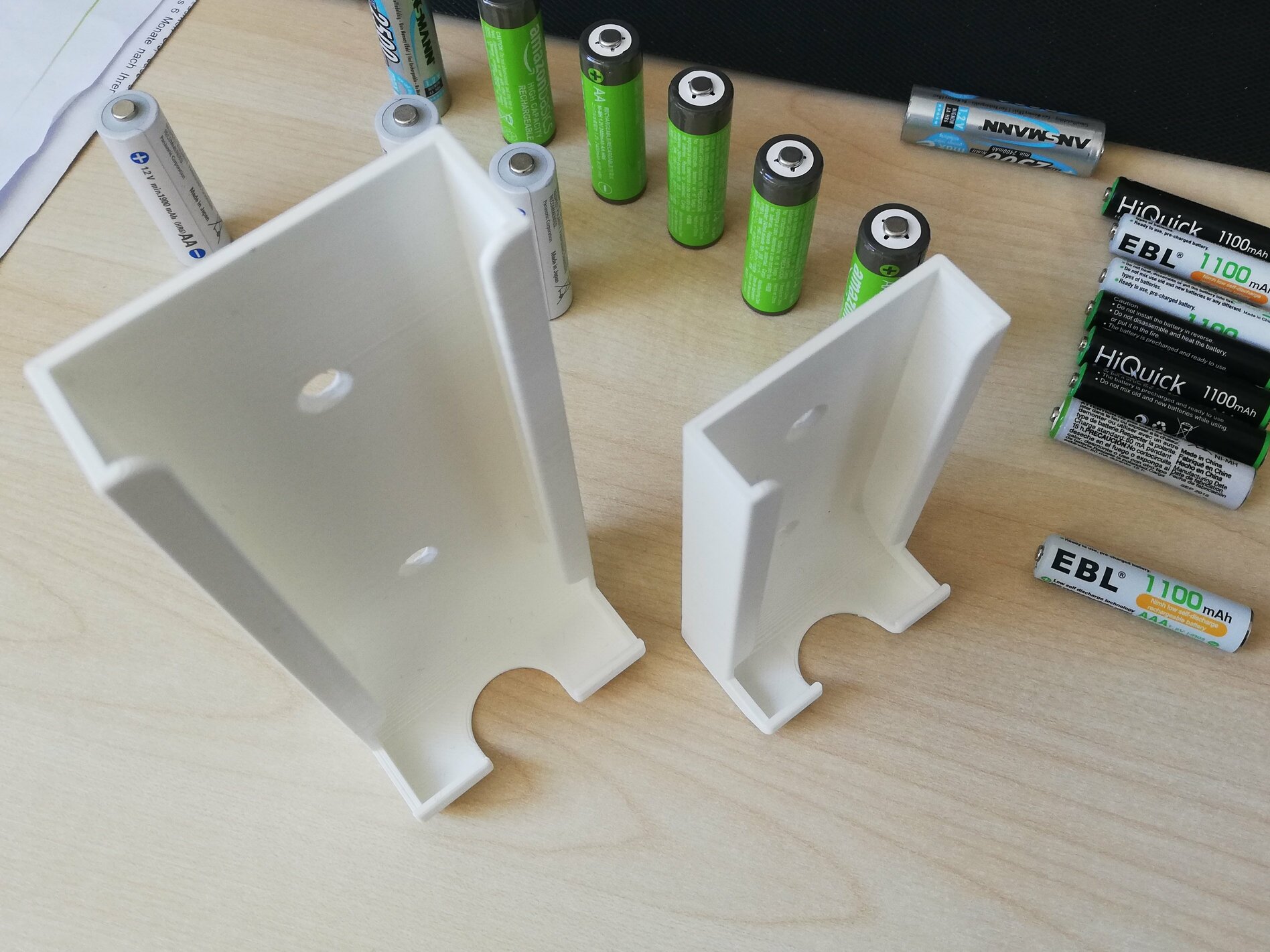 Simple battery holder AA and AAA by takara | Download free STL model ...