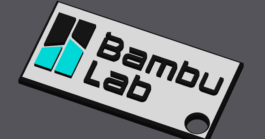 Bambu Lab Schlüsselanhänger / Keychain by Cryd | Download free STL ...