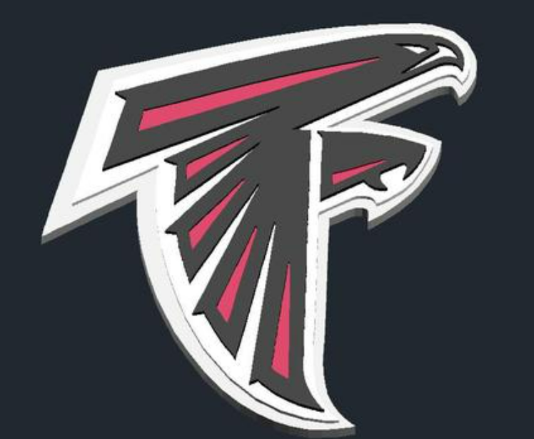 falcons logo by matthew duncan | Download free STL model | Printables.com