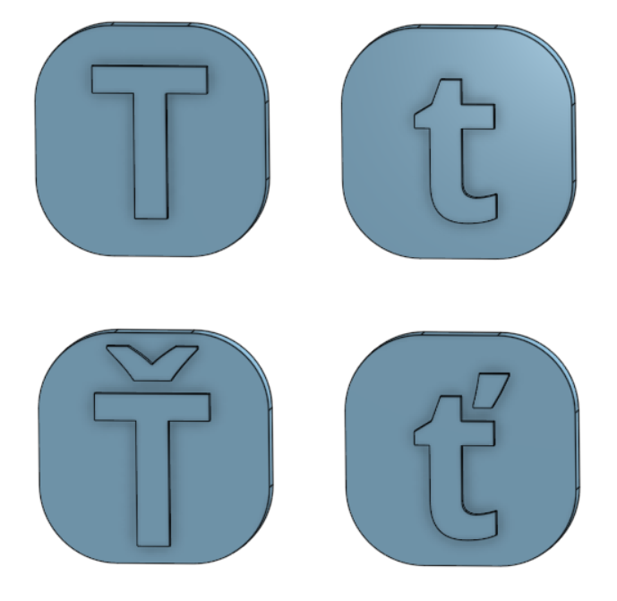 Magnets as alphabet [CZ][DE][EN] version by mrmila | Download free STL ...