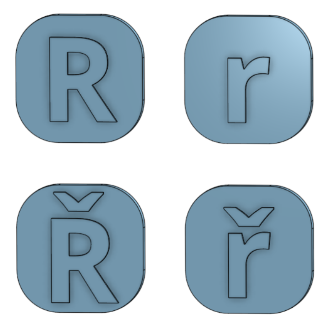 Magnets as alphabet [CZ][DE][EN] version by mrmila | Download free STL ...