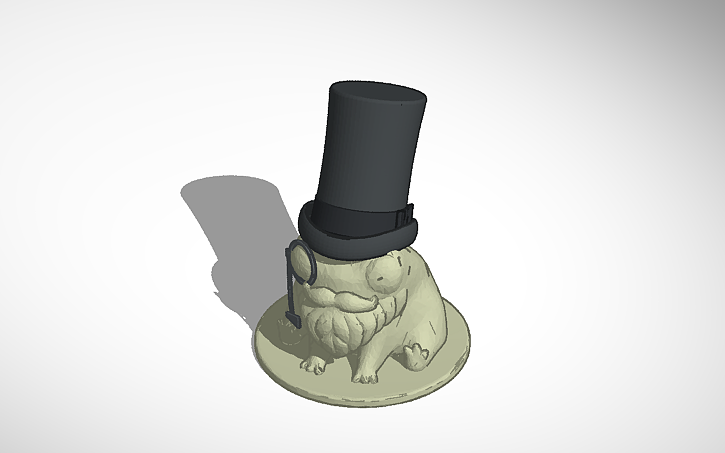 Fred The frog but he has a big hat by Motta | Download free STL model ...