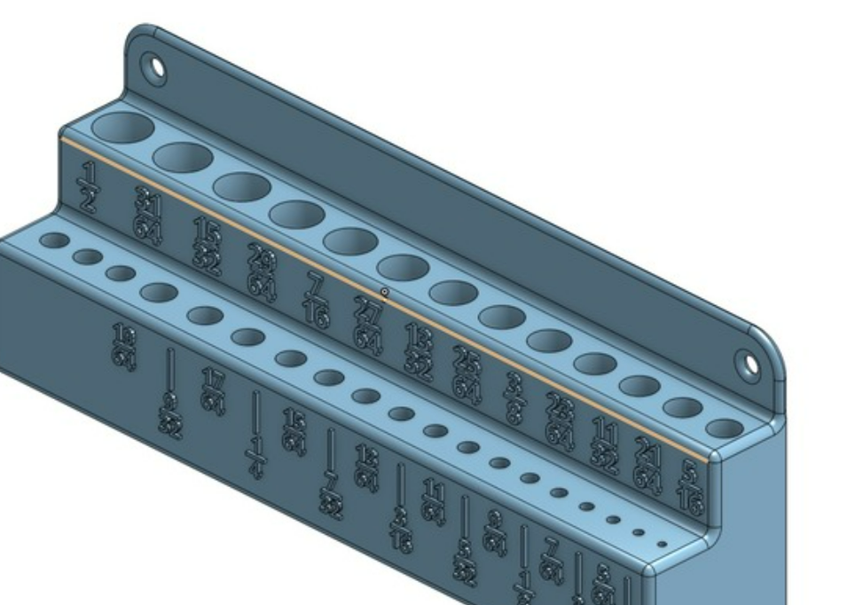 drill bit holder by matthew duncan | Download free STL model ...