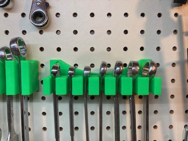 Pegboard ring wrench / spanner holder by middleagedspread | Download ...