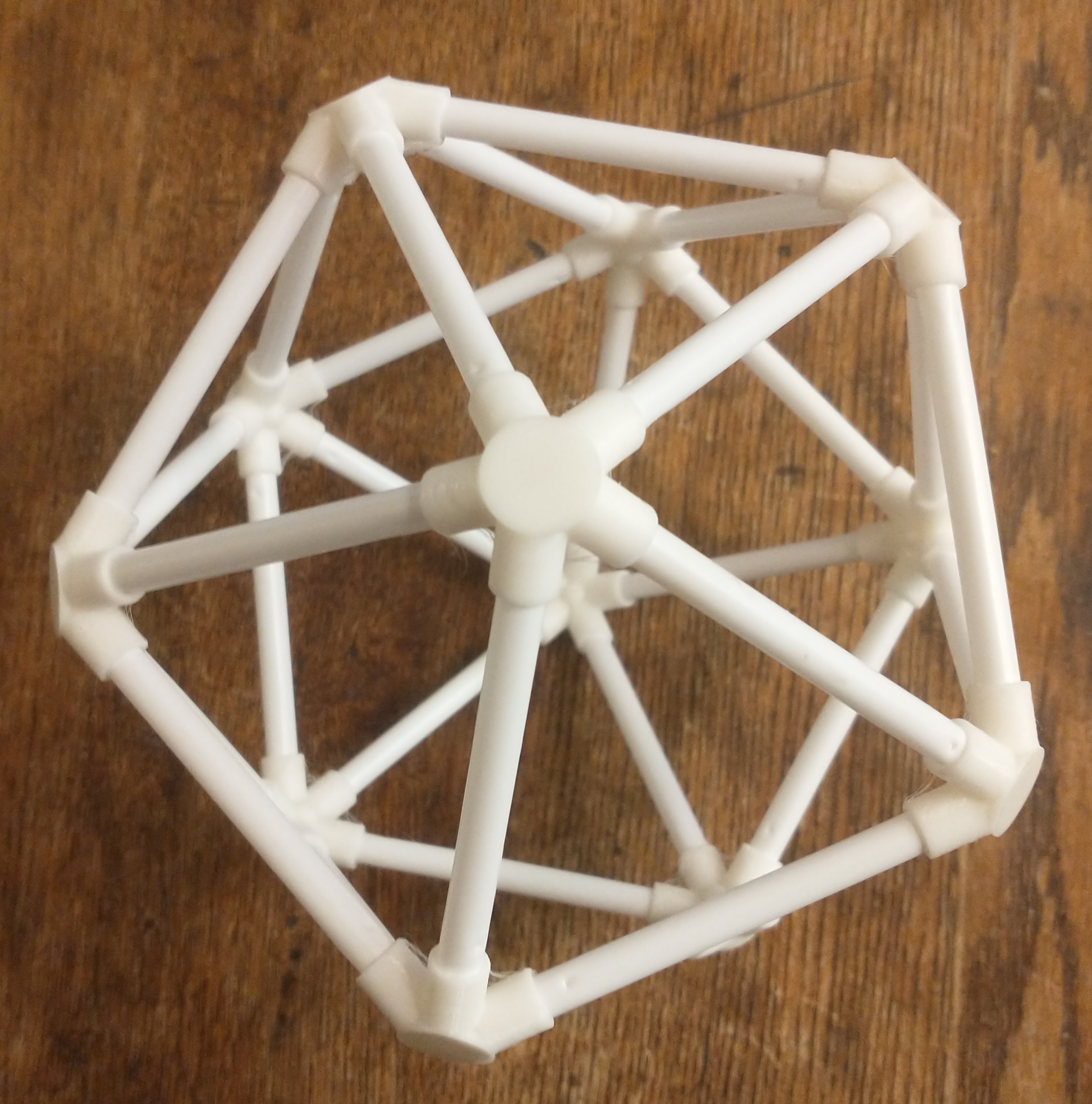 Straw Icosahedron Connectors by Books | Download free STL model ...