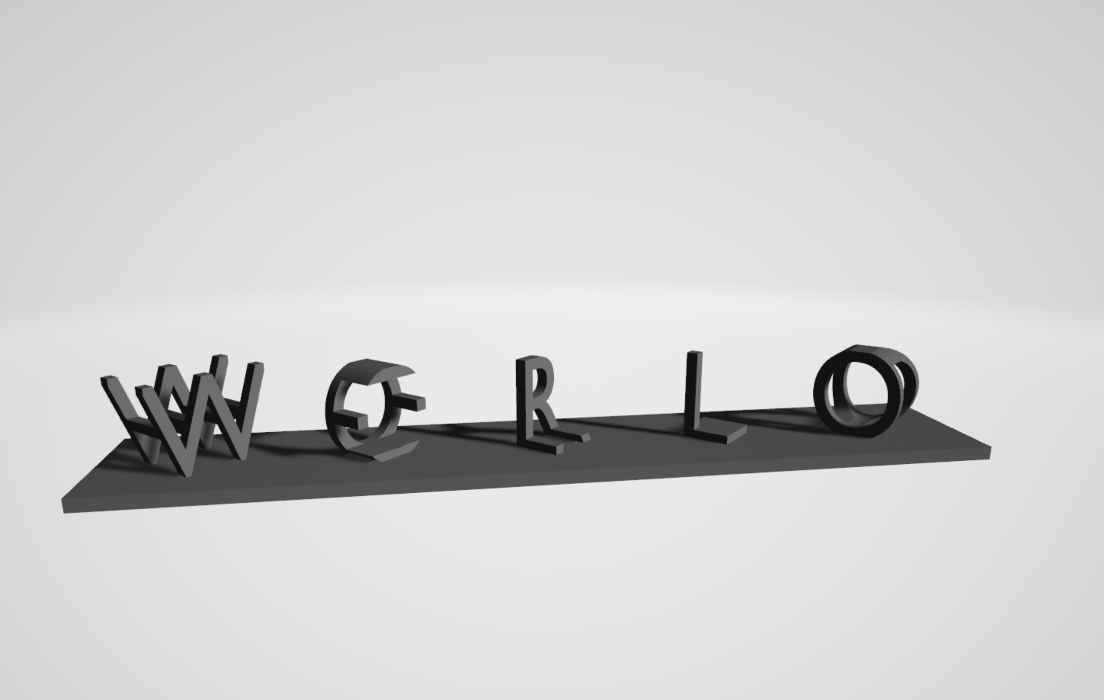 Hello World Ambigram/Intersection Illusion by Xtagon | Download free ...