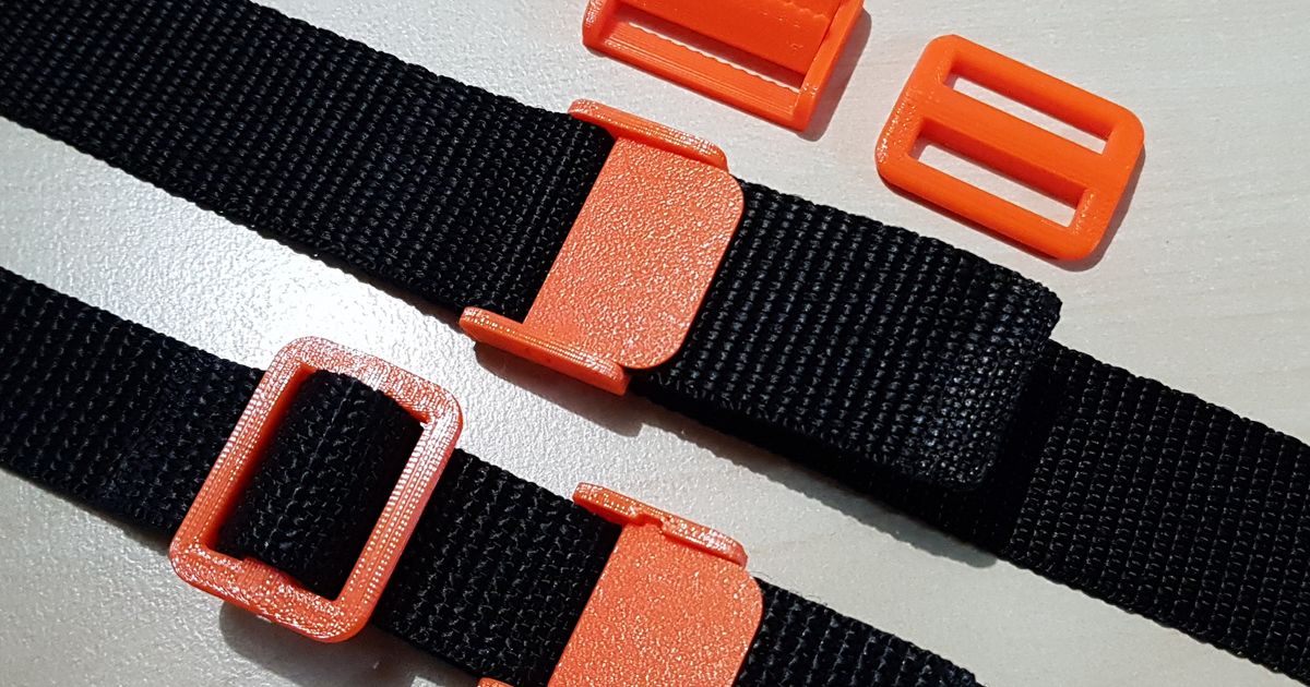 Snap fix for strap webbing (20mm and 25mm versions) by HD_Creator ...