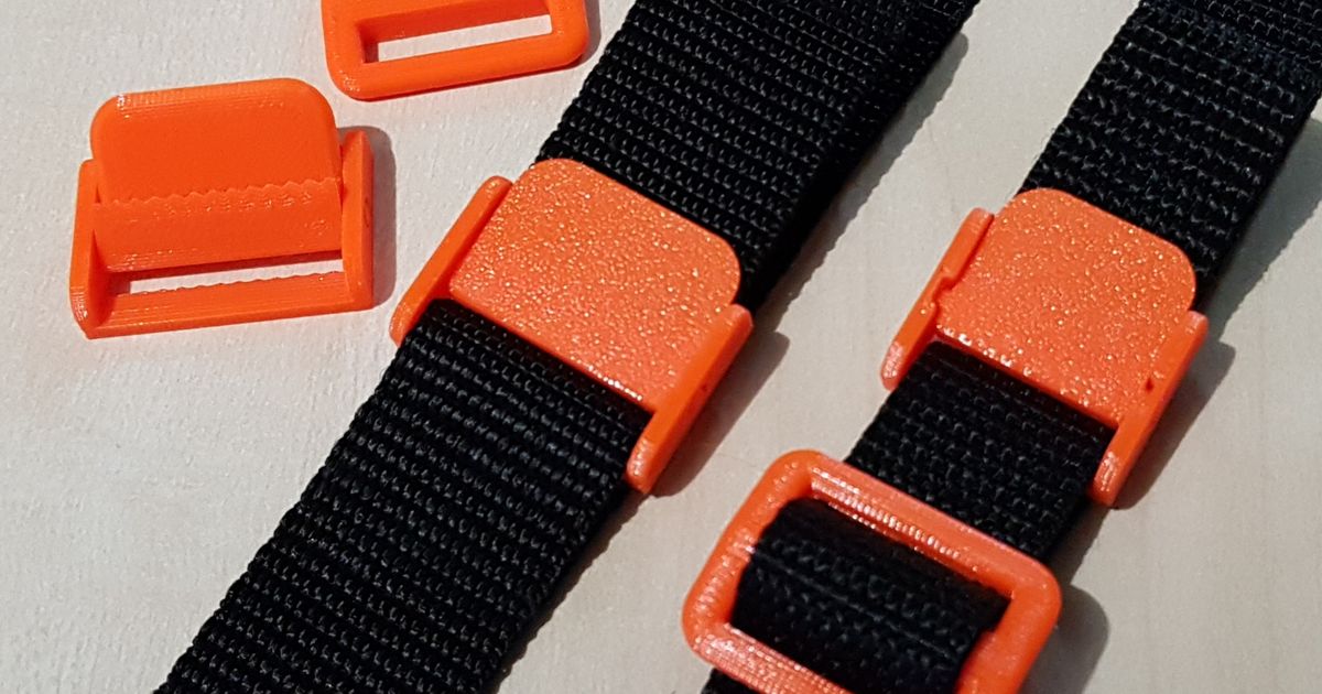Snap fix for strap webbing (20mm and 25mm versions) by HD_Creator ...