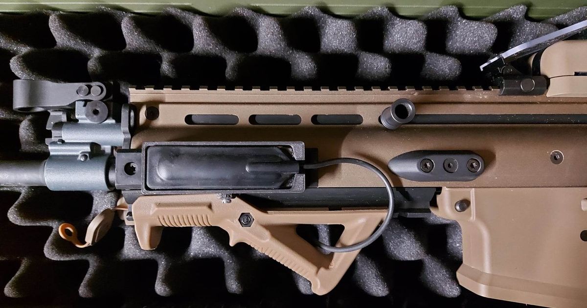 AN/PEQ Switch NATO Rail Mount by Moukloup | Download free STL model ...