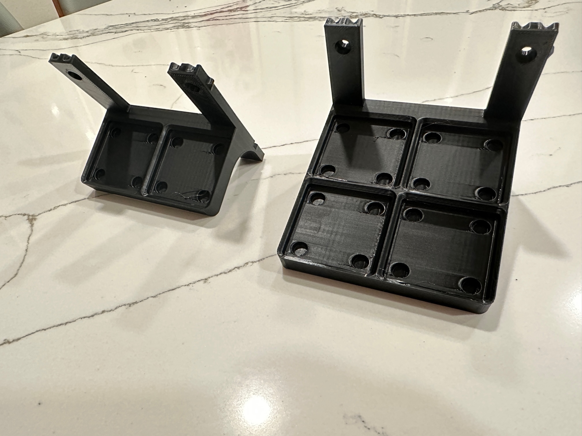 Gridfinity wall mount 1x2 and 2x2 by Joe Rice | Download free STL model ...